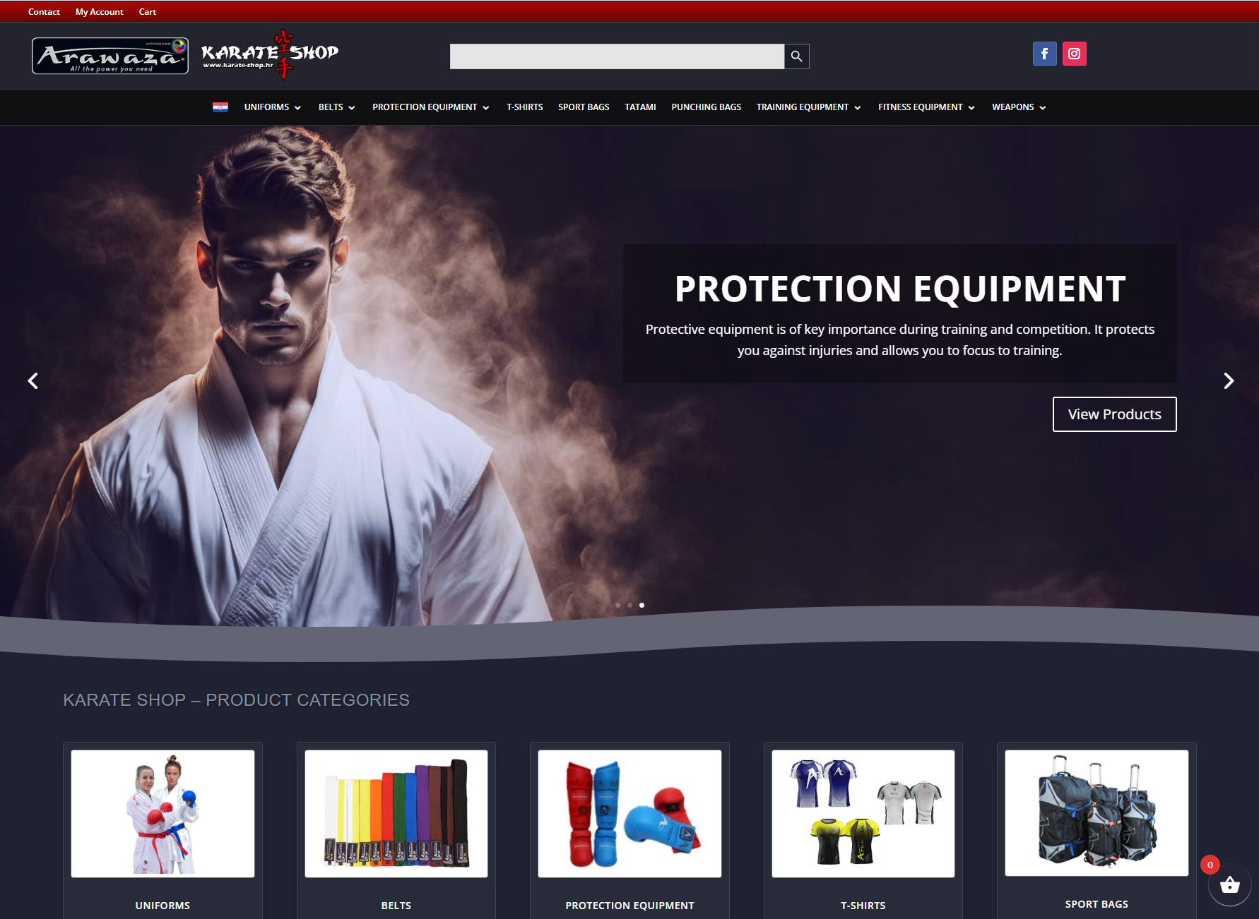 Karate Shop – Martial Arts Equipment from Croatia - SobrioWeb